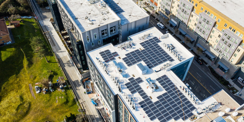 Flat Roof Cleaning, Oshkosh, WI | Grime Fighters SoftWash